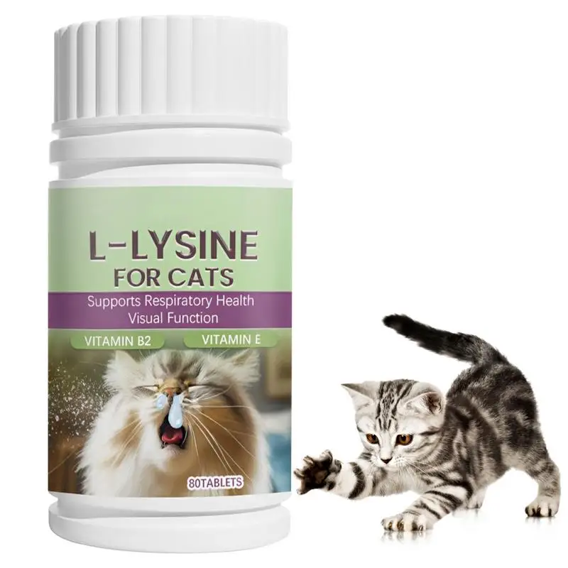 Mild-Cats-Supplement-For-Sneezing-80pcs-Kitten-Tears-Care-Tablets ...