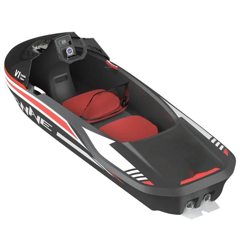 s# sA Water Mini Day Cruiser Catamaran Remote Control Boat Kart Jet Ski ...
