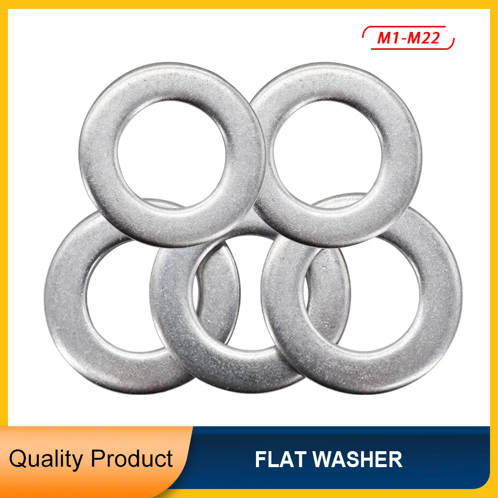 Large-Flat-Washer-304-Stainless-Steel-Gasket-Meson-Plain-Washers-M1-6 ...