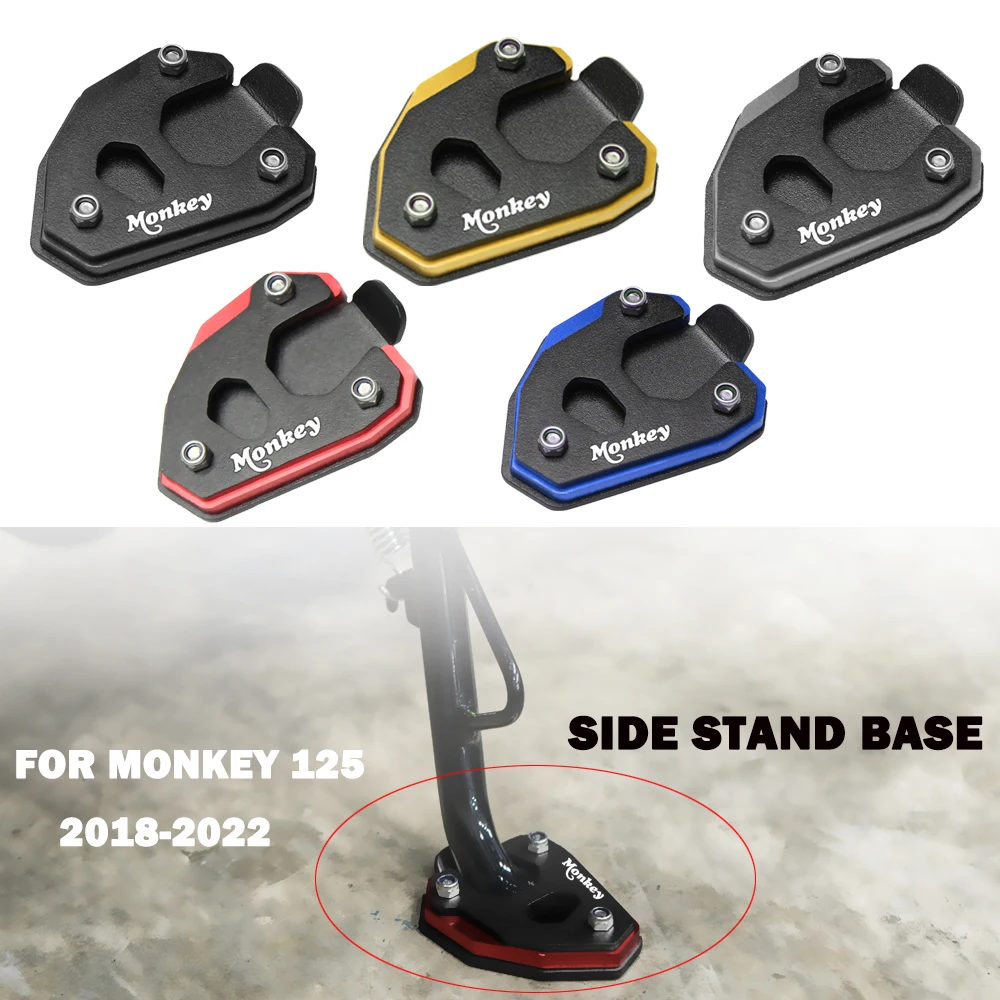 Motorcycle-Side-Foot-Support-Stand-Extender-Enlarge-Kickstand-Pad ...