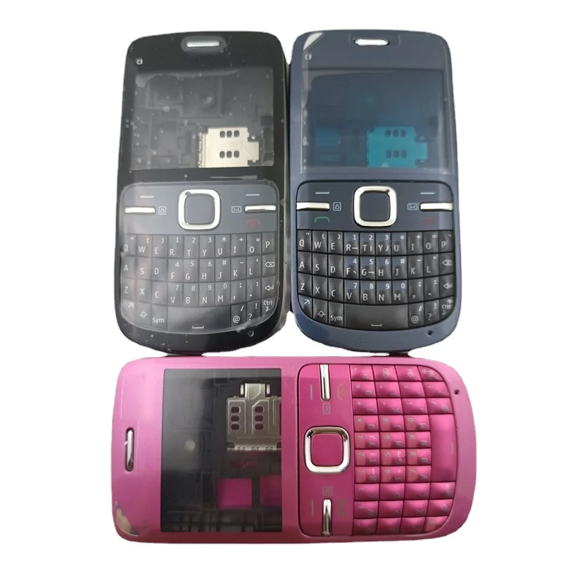 Full-Complete-Mobile-Phone-Housing-Cover-Case-English-And-Arabic-Keypad ...