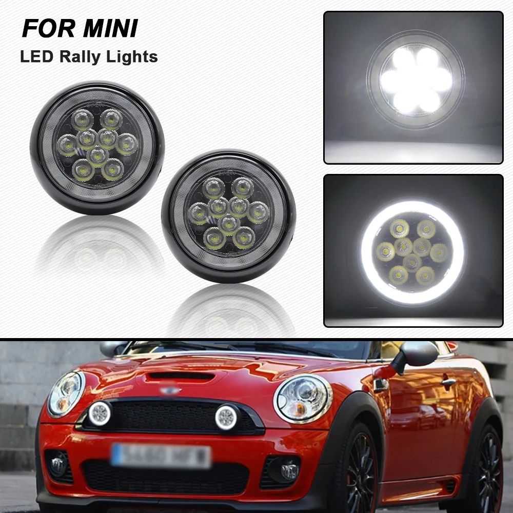 No-Error-LED-Halo-Ring-Fog-DRL-Rally-Driving-Lights-Daytime-Running ...