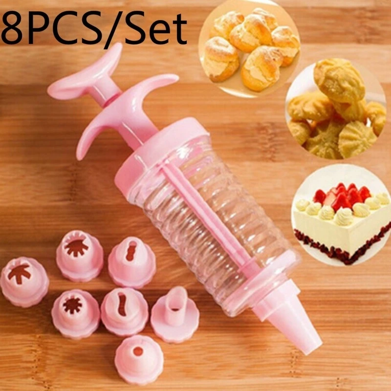 Kitchen-Baking-Tools-8Pcs-set-Plastic-Decorating-Mouth-Converter ...