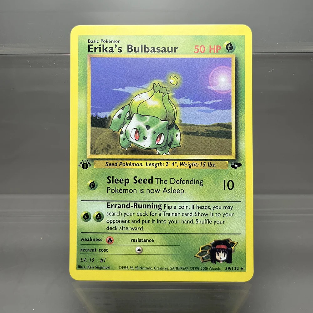 Pokemom First Edition Neo Series Flash Cards Dark Ampharos Light Arcanine Erika's Victreebel ...