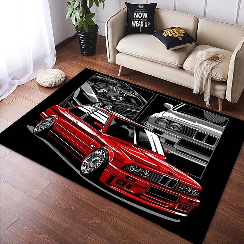 15-Sizes-Classical-Racing-Car-Pattern-Art-Rug-for-Bedroom-Living-Room ...