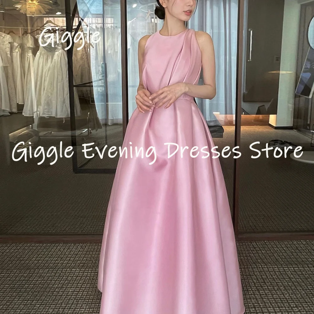 Giggle-Korean-Series-Satin-A-line-Ruffle-Formal-Prom-Dresses-O-neck ...