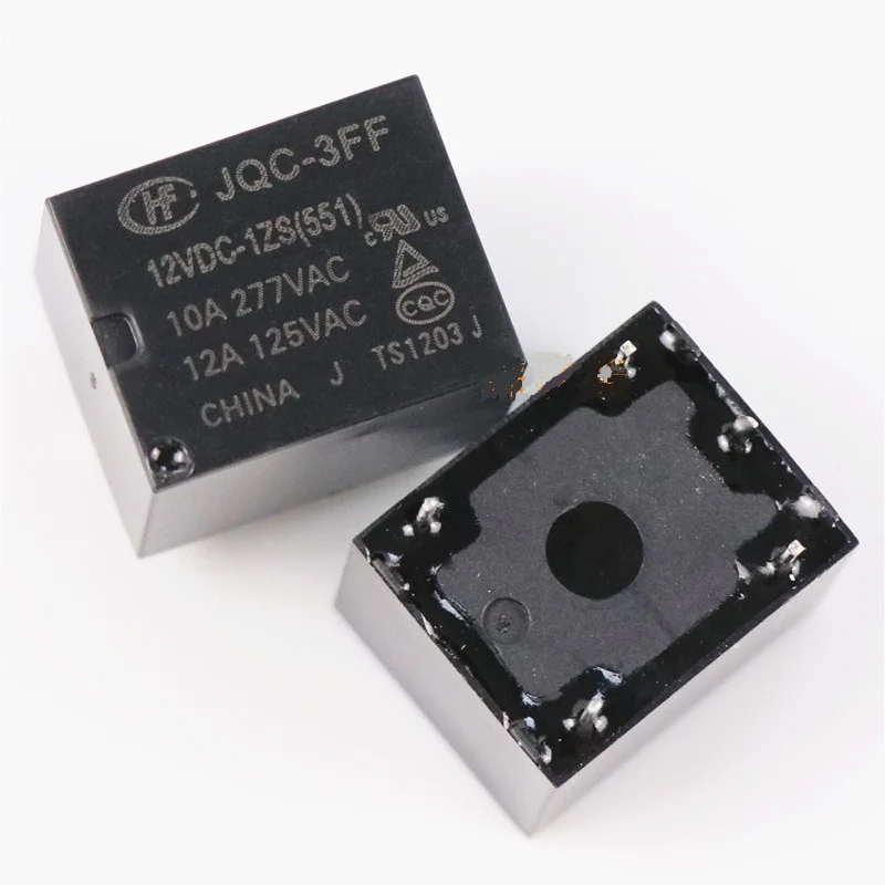 50PCS Original New Relays HF JQC-3FF-005-1ZS JQC-3FF-009-1ZS JQC-3FF-012-1ZS JQC-3FF-024-1ZS ...