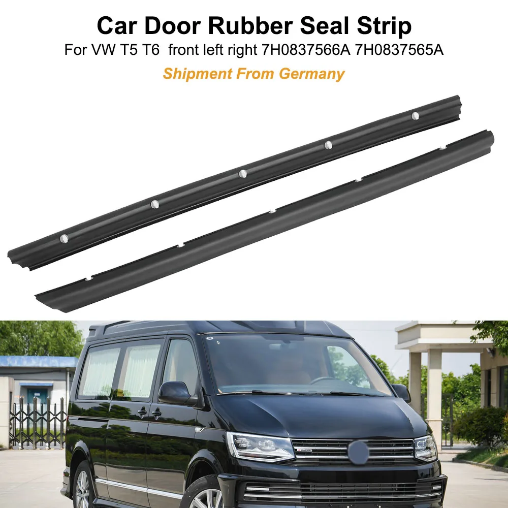 For VW Transporter T5 T6 Front Left Right Door Rubber Seal Strip Car ...