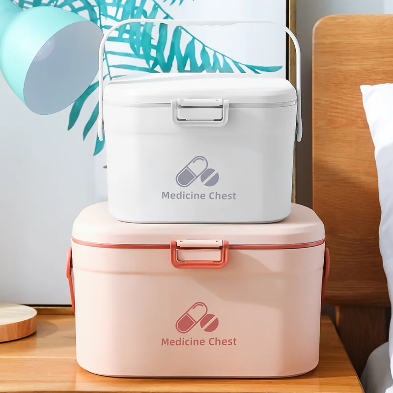 Portable-Plastic-Medical-Box-Home-Emergency-Cabinet-Multi-Layer-Large ...