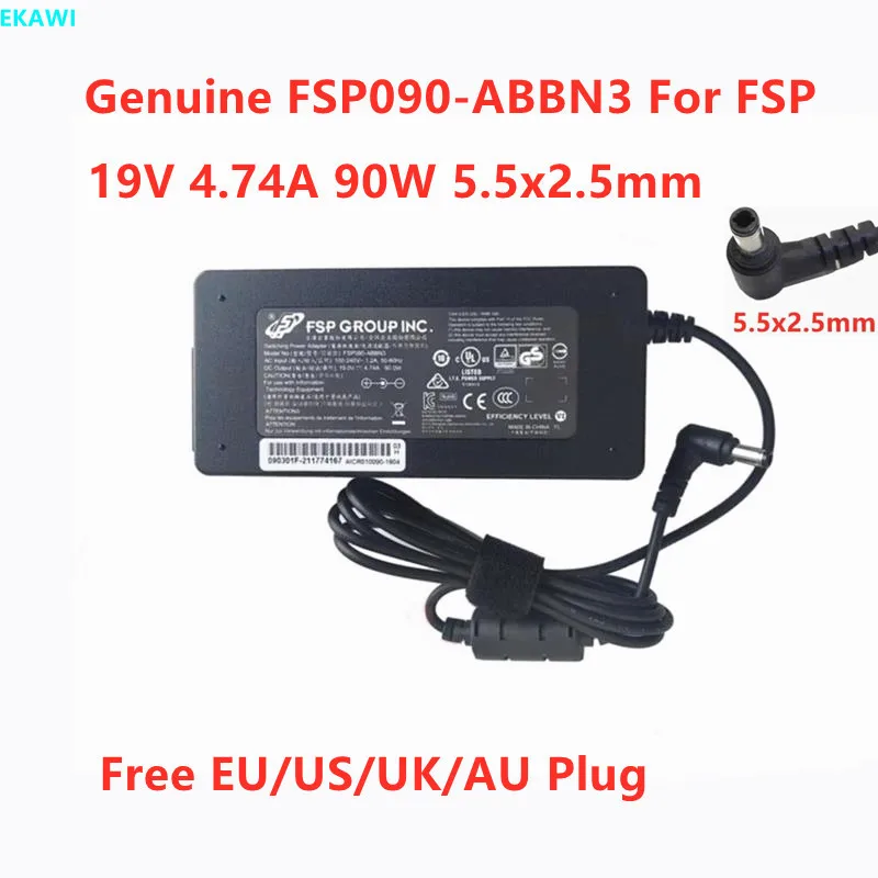 Genuine FSP FSP090-ABBN3 19V 4.74A 90W 5.5x2.5mm FSP090-ABBN2 AC ...