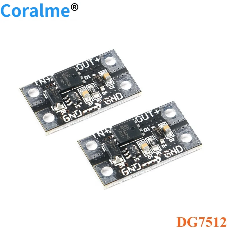 2pcs DG7512 DC 75V 12A Ideal Diode Module Solar Energy Anti Backflow ...