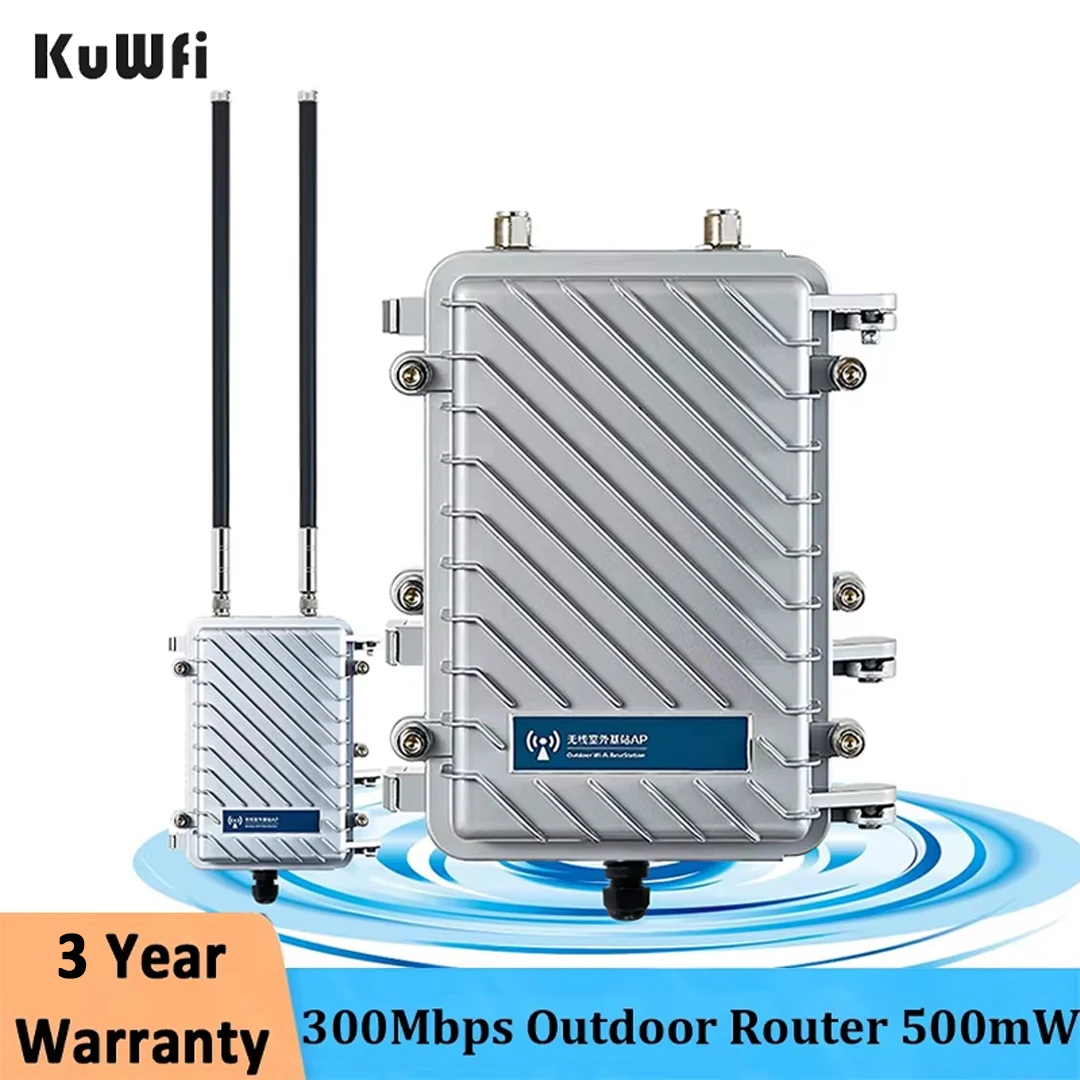 KuWFi-300-Mbit-s-Outdoor-Wireless-Bridge-WiFi-Access-Point-500-mW-WiFi ...