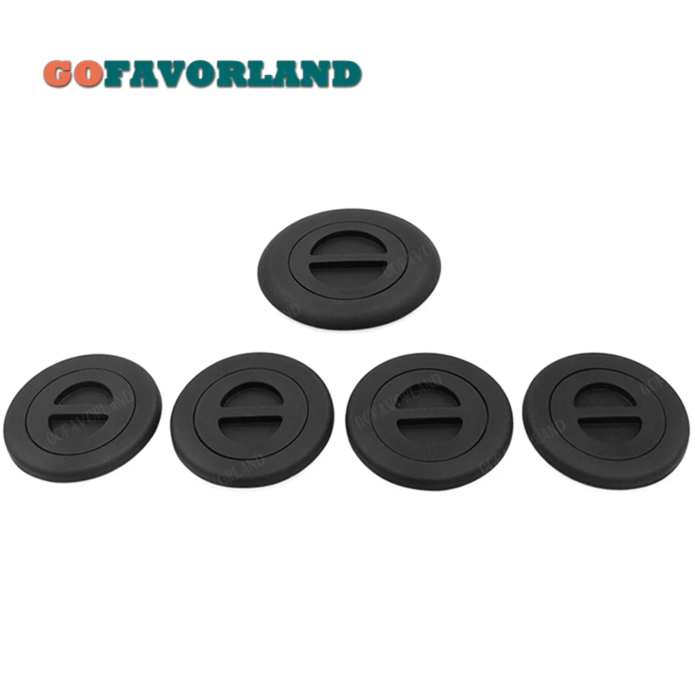 Wheel/Gooseneck Bed Plug Cover Kit Mopar Black Plastic 68225506AA For ...