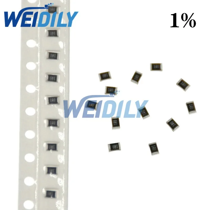 100PCS 1% 0805 SMD Resistor 0R ~ 10M 1/8W 0 0.1 1 10 100 150 220 330 ohm 1K 2.2K 4.7K 10K 100K ...