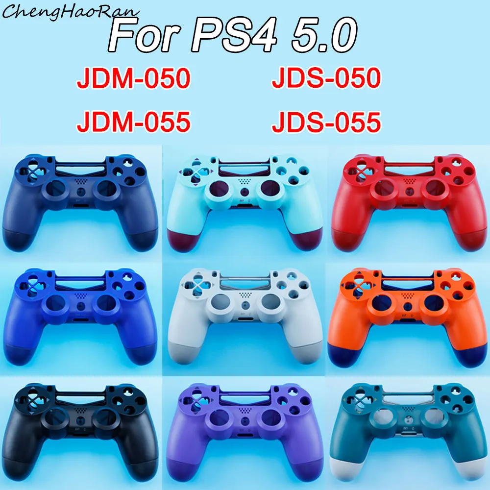 1PCS-Replacement-5-0-Front-Back-two-tone-plastic-Housing-Shell-For-PS4 ...