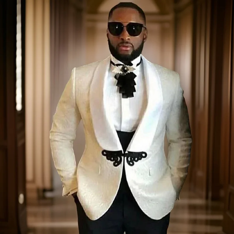 1-Pc-Suit-Jacket-for-Men-Wedding-Floral-Formal-Business-Groom-Blazer ...