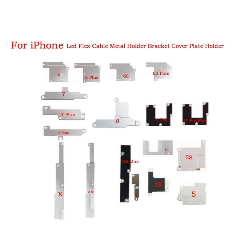 10PCS LCD DisPlay FPC Flex Cable Cover for iPhone 5 5S 6 6S 7 8 Plus X ...
