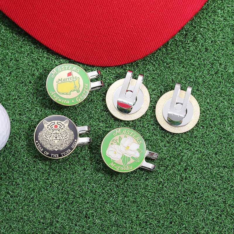 Masters Magnetic Golf Ball Marker Hat Clips Baseball Cap Decorative ...