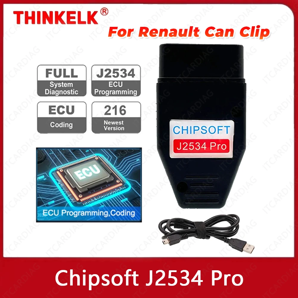 Chipsoft-J2534-Pro-for-Renault-Can-Clip-V216-J2534-Passthru-Scanner ...