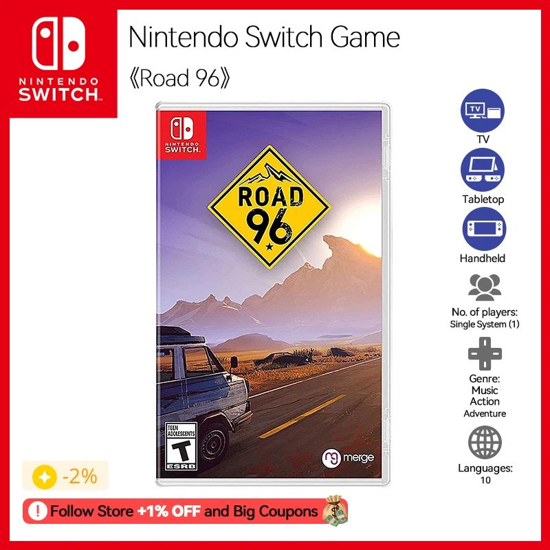 Nintendo Road 96 Interruptor De Estrada 96 Para Nintendo Switch Oled ...