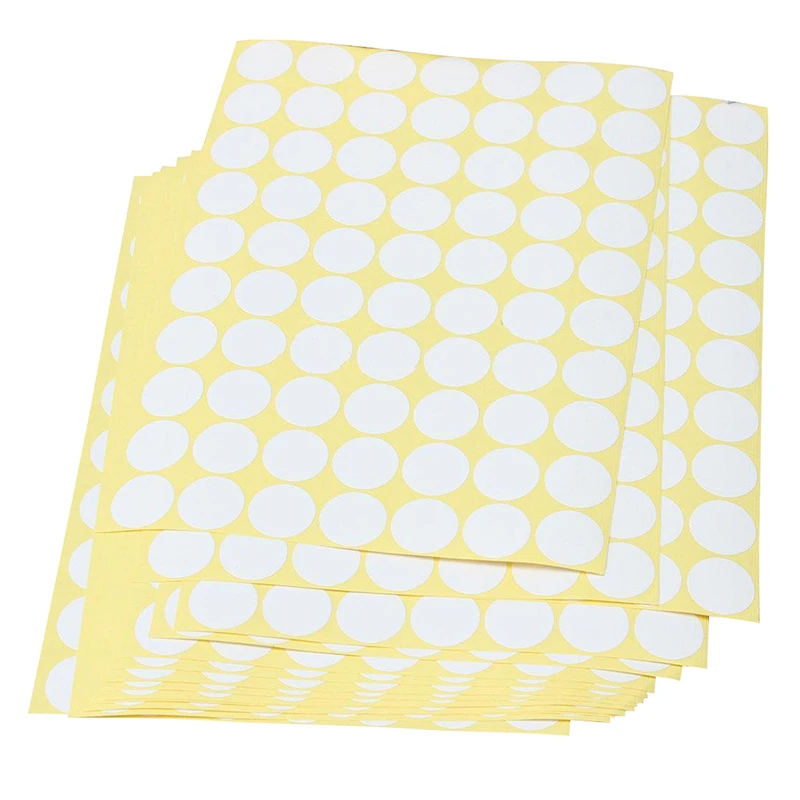 BLEL Hot 19mm Circles Round Code Stickers Self Adhesive Sticky Labels ...
