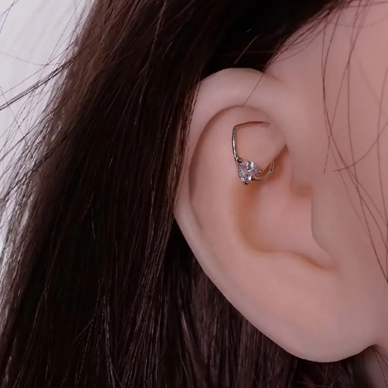 Rook Piercing Heart