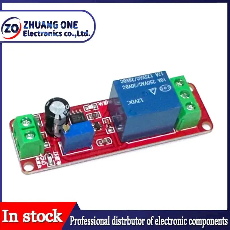 DC 12V Timer Delay Relay Shield Module NE555 Timer Switch Adjustable ...