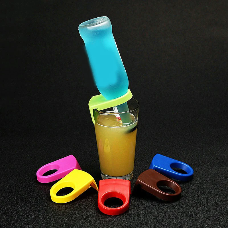 5Pcs-Random-Color-Beer-Snap-Bar-Drinking-Clips-Bottle-Holder-Wine-Bar ...