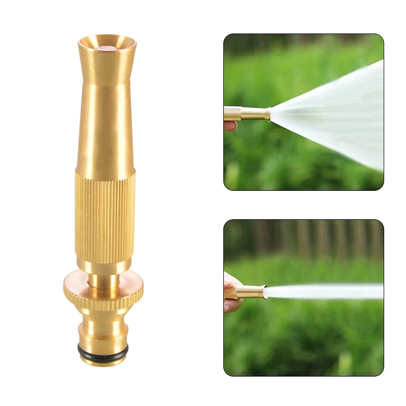 High-Pressure-Water-Gun-Spray-Nozzle-Brass-Spray-Quick-Hose-Nozzle ...