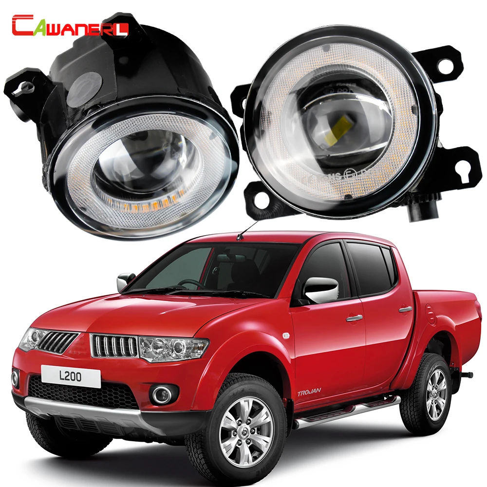 2-X-Car-Fog-Light-Assembly-LED-Angel-Eye-DRL-Daytime-Running-Light-30W ...