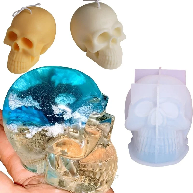 Skull-Silicone-Mold-Skull-Resin-Mold-Skull-Candle-Mold-Large-Skull-Mold ...