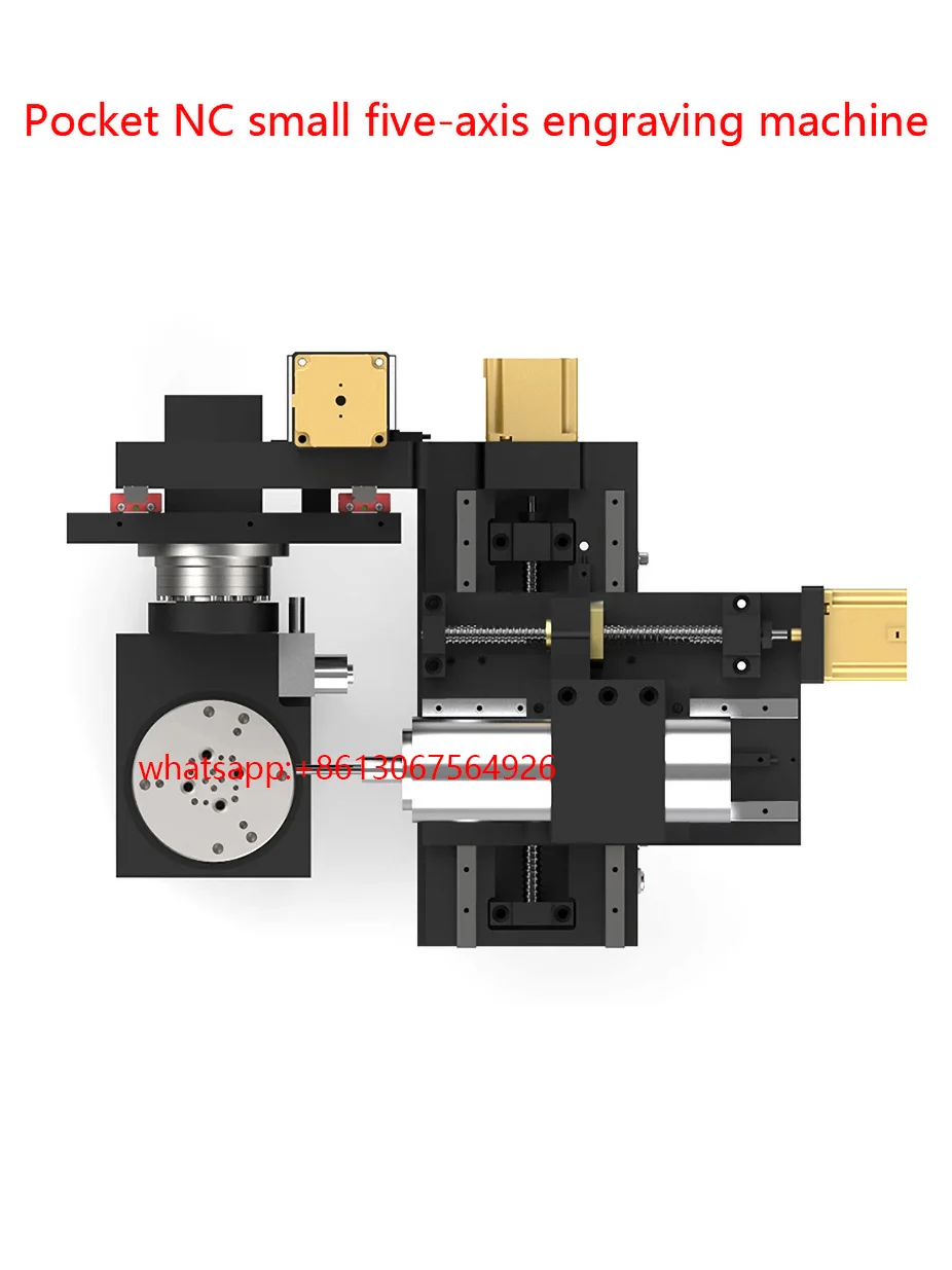 DIY small 5-axis RTCP engraving machine Pocket Desktop NC five-axis ...