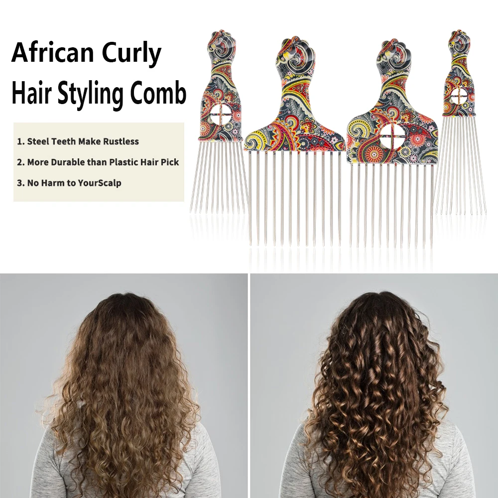 stainless-steel-salon-fork-comb-wide-tooth-hair-styling-comb-african ...