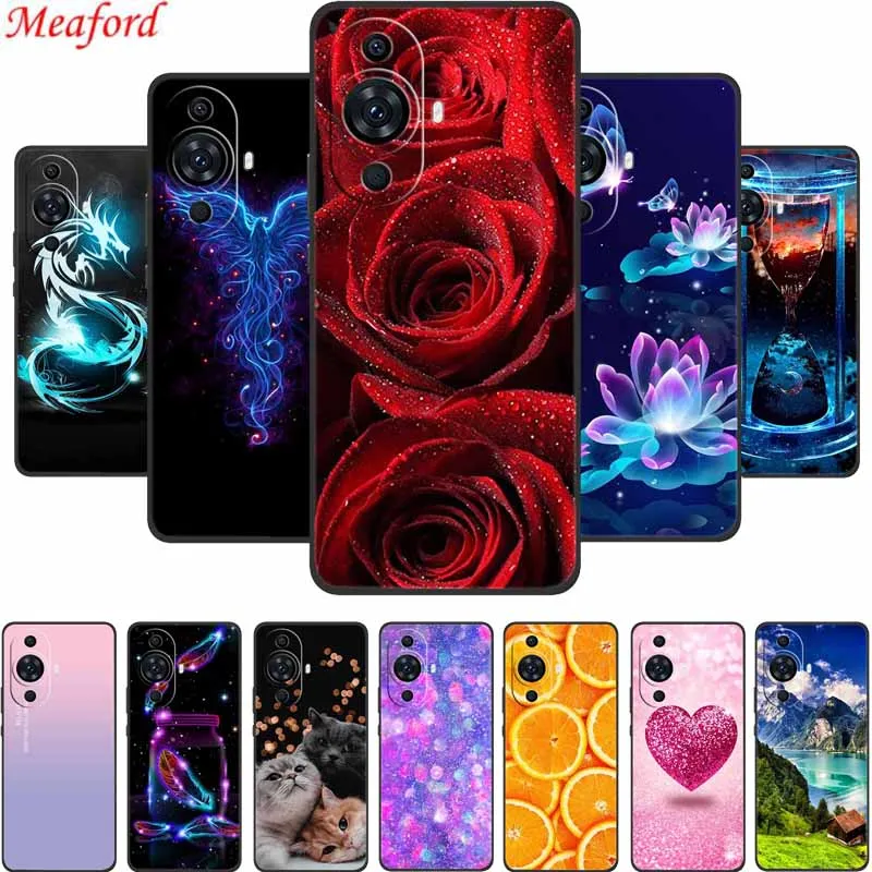 Phone Case For Huawei Nova 12s Back Cover Case Shockproof Black ...