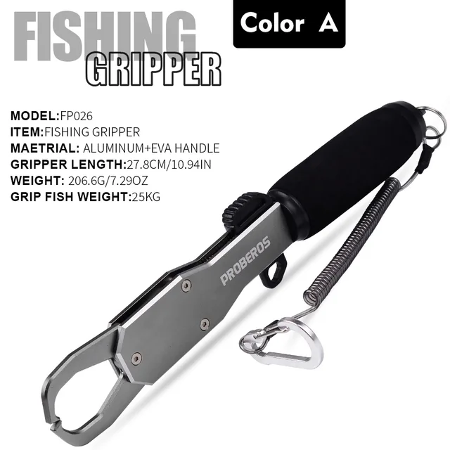 1pcs Strong Fishing Grip Aluminum Alloy + EVA Handle Gripper Grabber ...