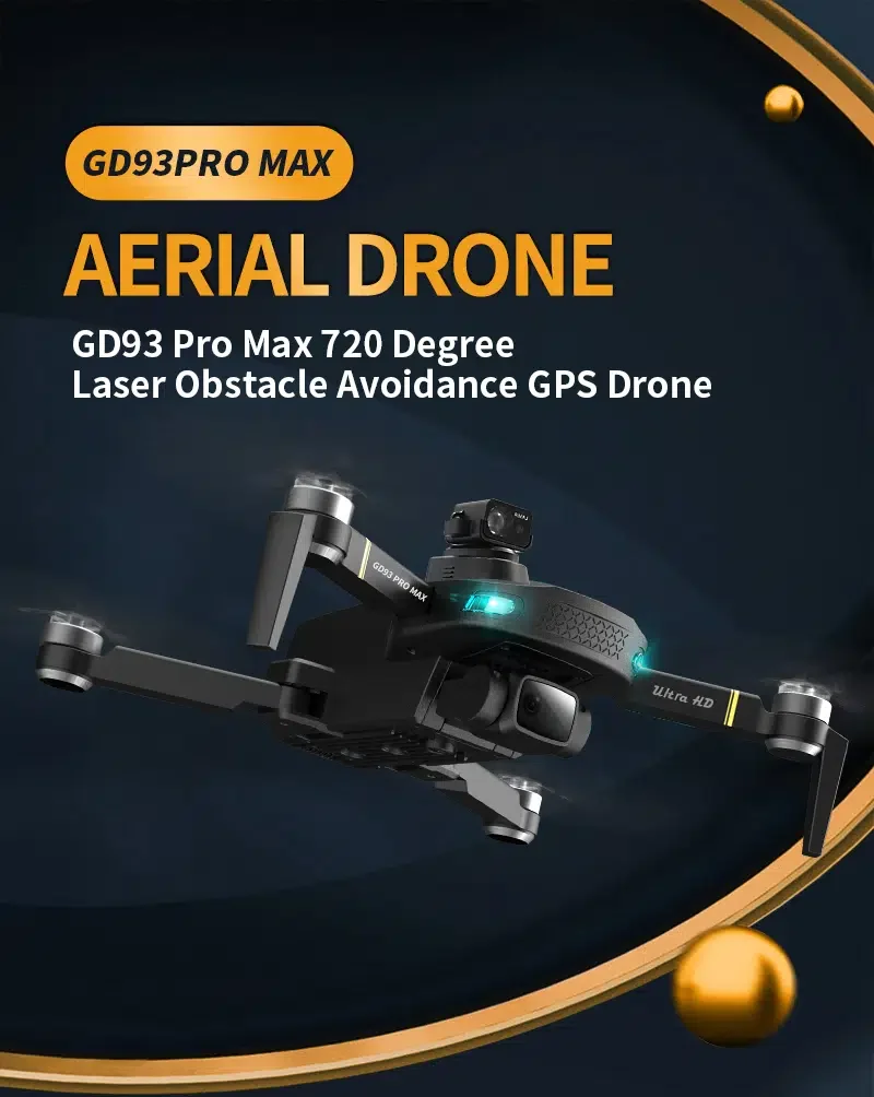 GD93 Pro Max Drone - GPS Foldable Drone With ESC Camera And Brushless ...