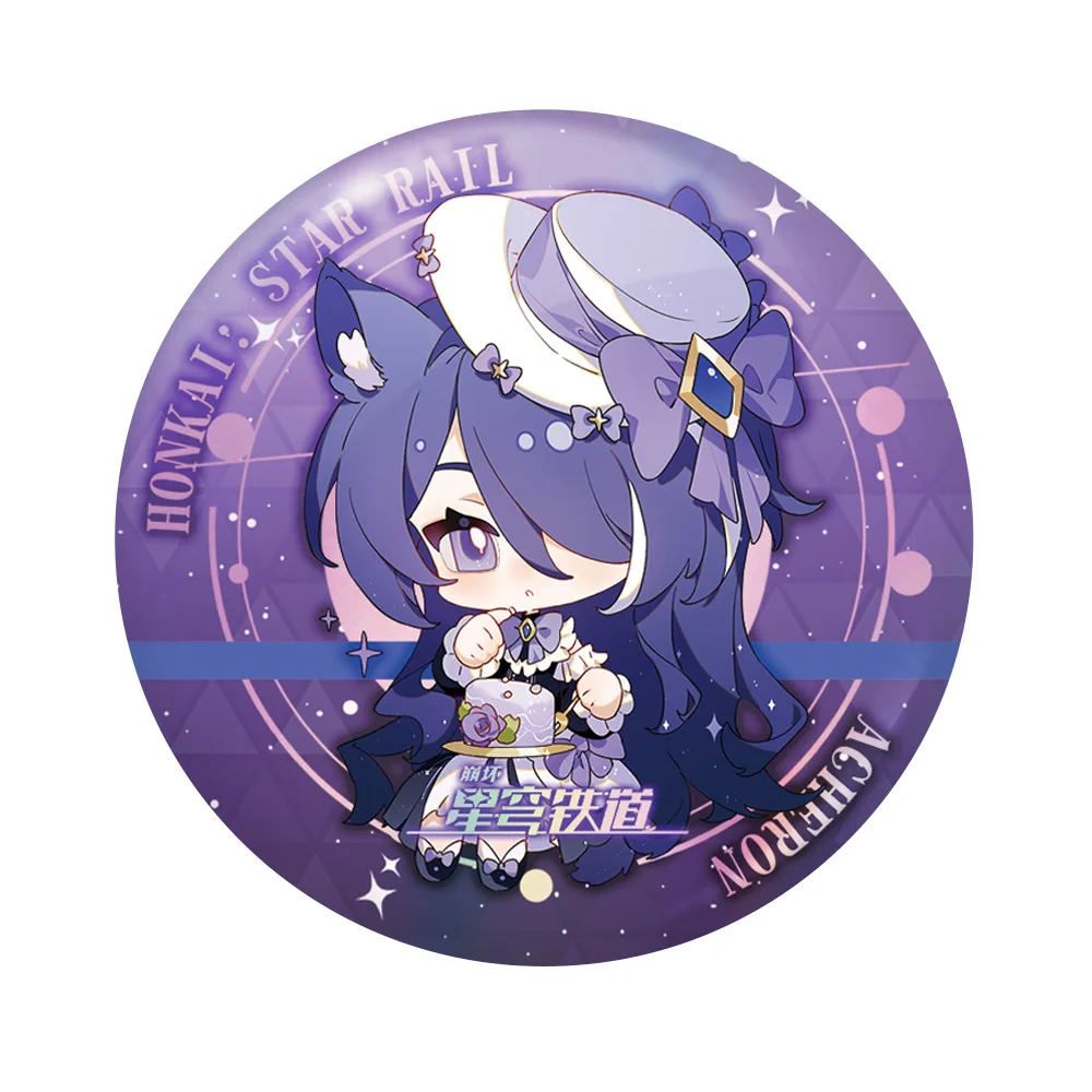 58mm juego Honkai Star Rail Raiden Bosenmori Mei Acheron Cosplay ...