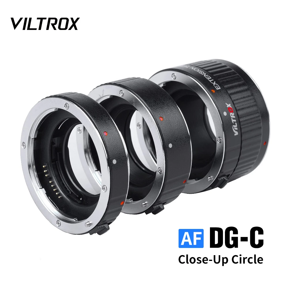Viltrox DG-C Macro Lens Adapter 12mm 20mm 36mm Metal Mount Auto Focus ...