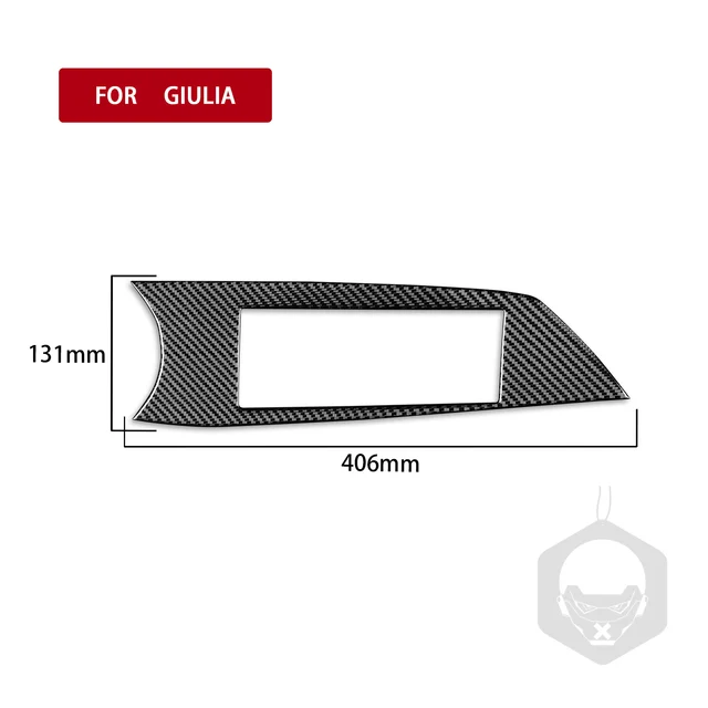 Multimedia Display Screen Decoration Cover Trim for Alfa Romeo Giulia ...