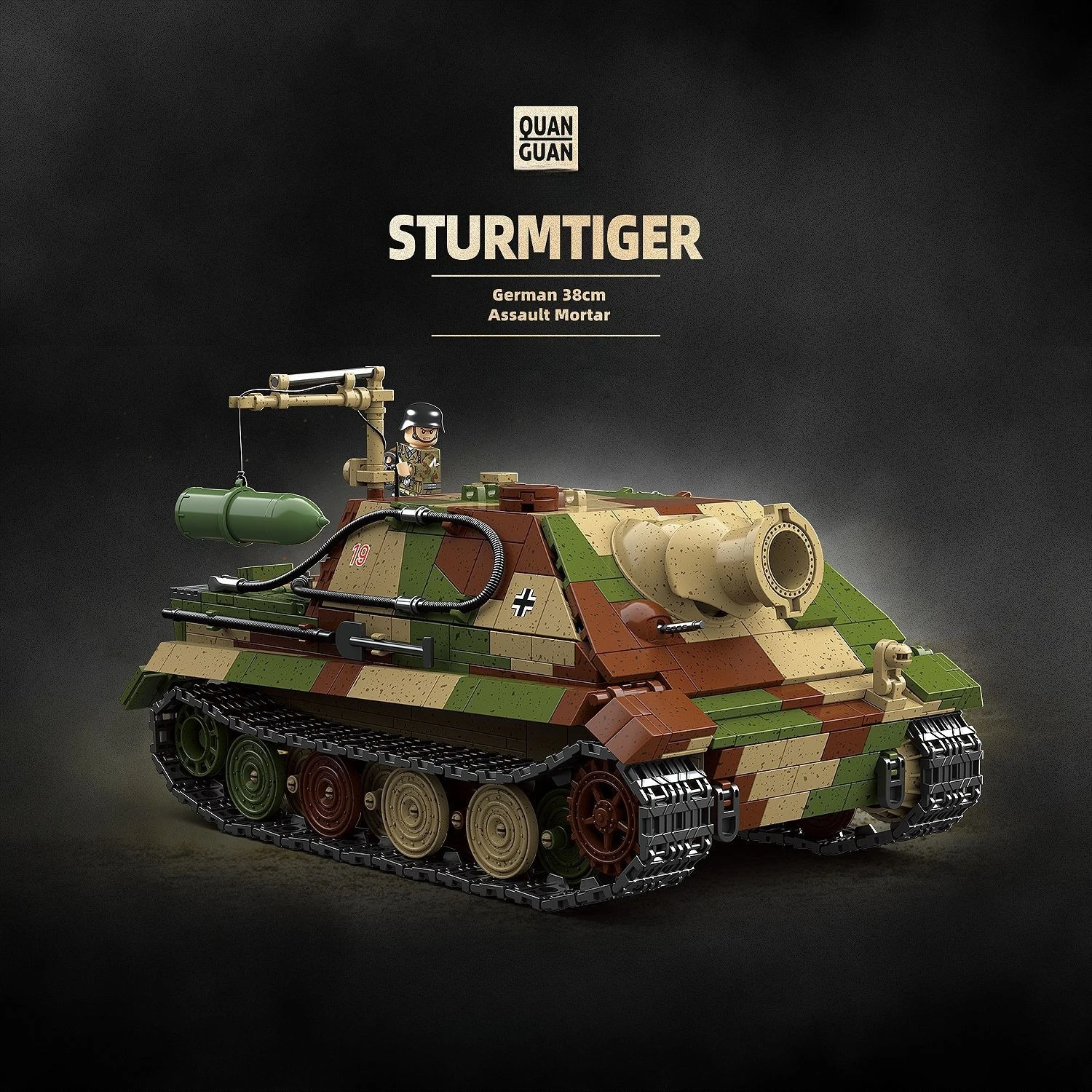 Full crown 100315 assault tiger self-propelled assault gun tiger heavy ...