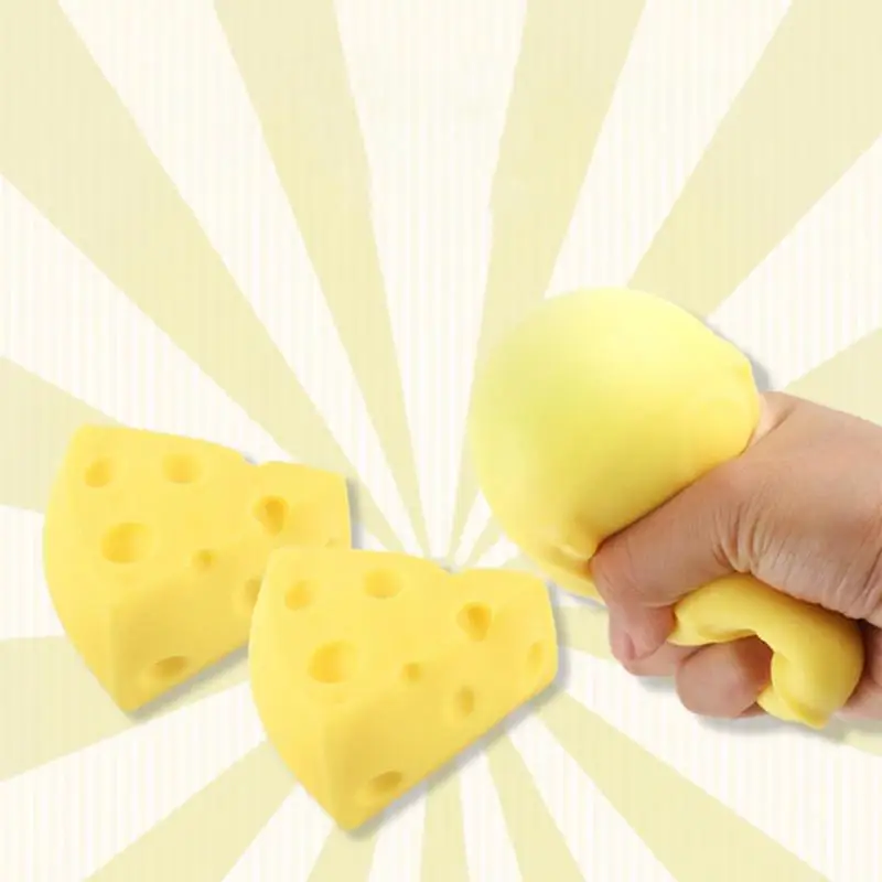 Squishys-Fidget-Toys-Cheese-Squeeze-Games-Stress-Relief-Squeeze-Toys ...