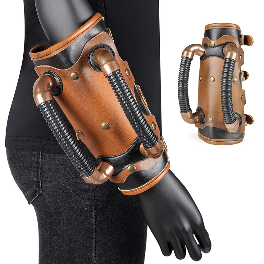 Retro-Steampunk-Wrist-Cover-Ring-Accessory-Armor-Medieval-Knight ...