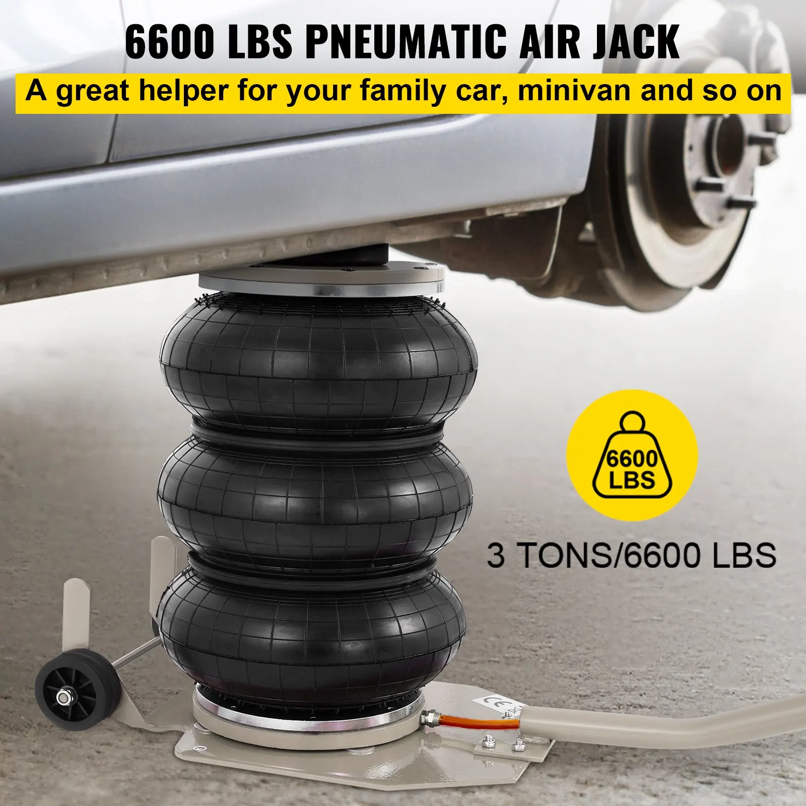 Pneumatic jack store