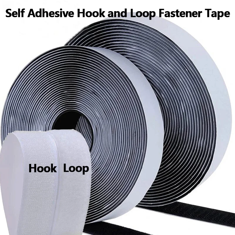 2-5M-Strong-Self-Adhesive-Hook-Fastener-Tape-Magic-Strips-Sticker ...