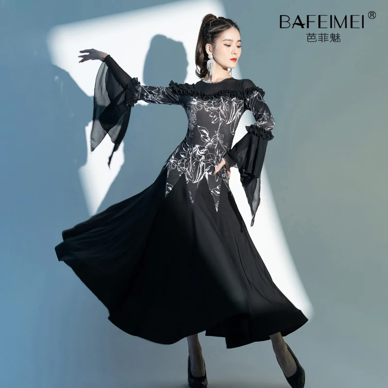 2022 Woman Modern Dance Dress Performance Dress National Standard Dance ...