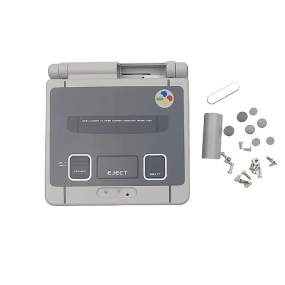 Retro-SNES-SFC-Replacement-Repair-Housing-Shell-Case-Cover-Parts-Kit ...