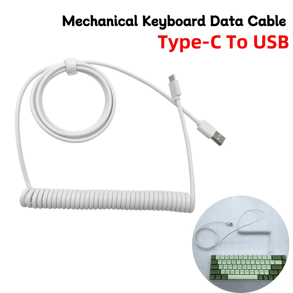 1-5m-Mechanical-Keyboard-Data-Cable-Coiled-Aviator-Wire-Type-C-to-USB ...