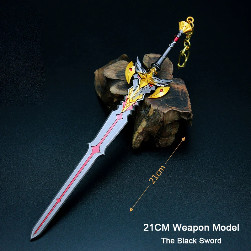 21 CM Genshin Impact Game Periféricos Modelos de armas Armas La espada ...