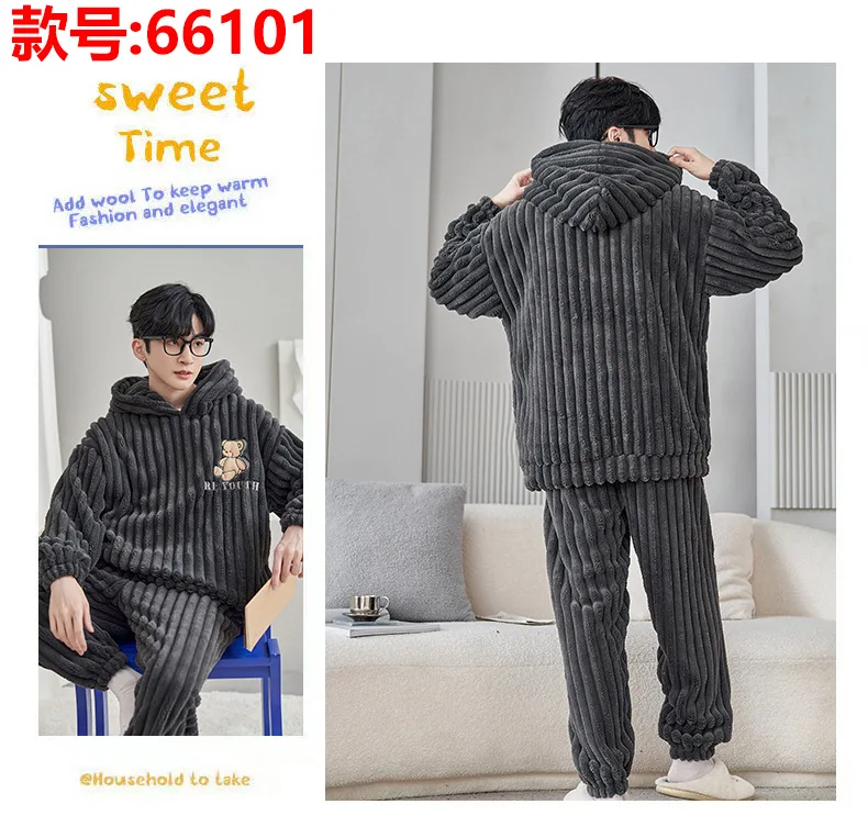 Ensemble de pyjamas - Glouton - Homme - Manches longues - Vêtements de ...