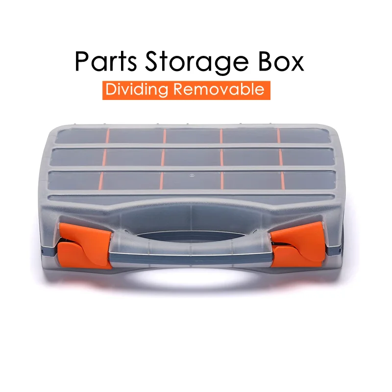 Portable Tool Organizer Box Screw Storage Case Plastic Hardware Parts ...
